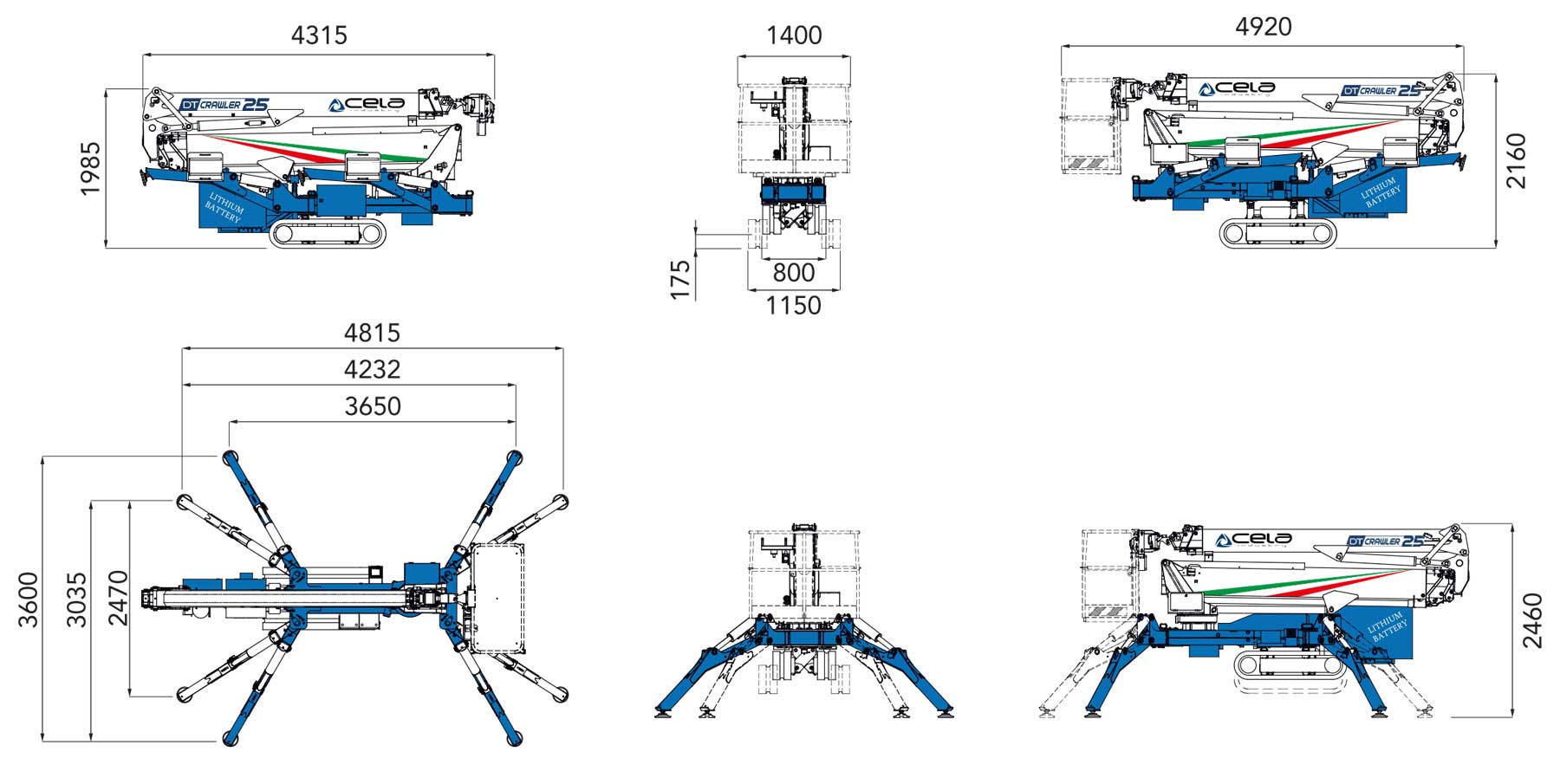 DT CRAWLER 25 - Cela